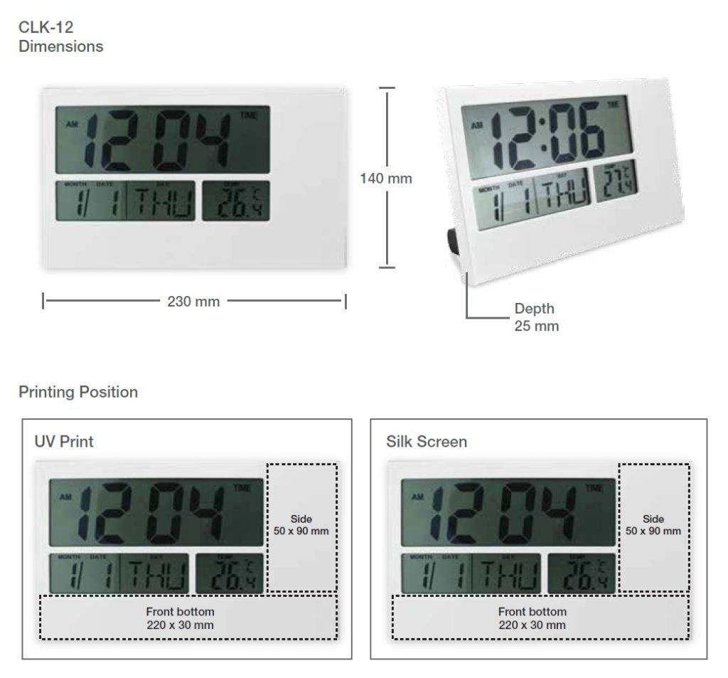 Digital Clocks | Promotional Gifts Suppliers
