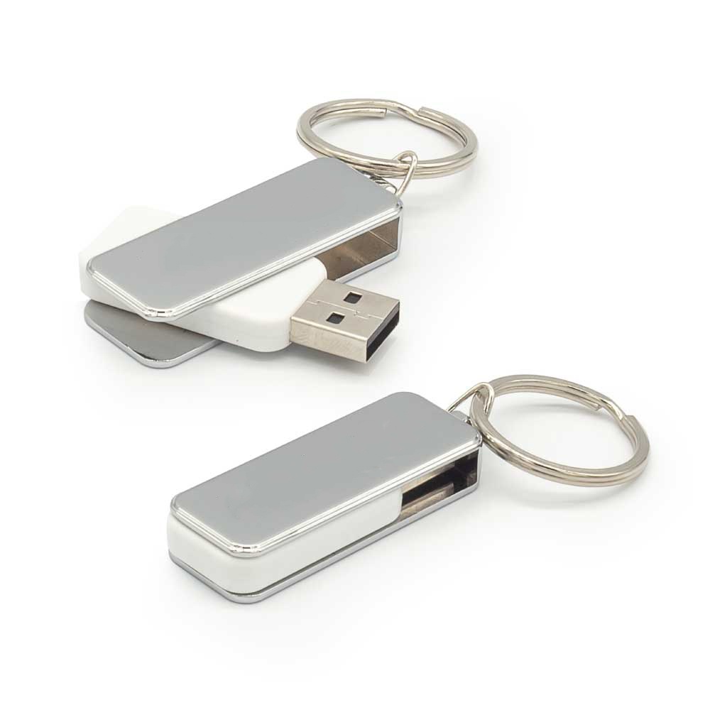 Metal Swivel USB with Key Holder | Promotional Gifts Suppliers