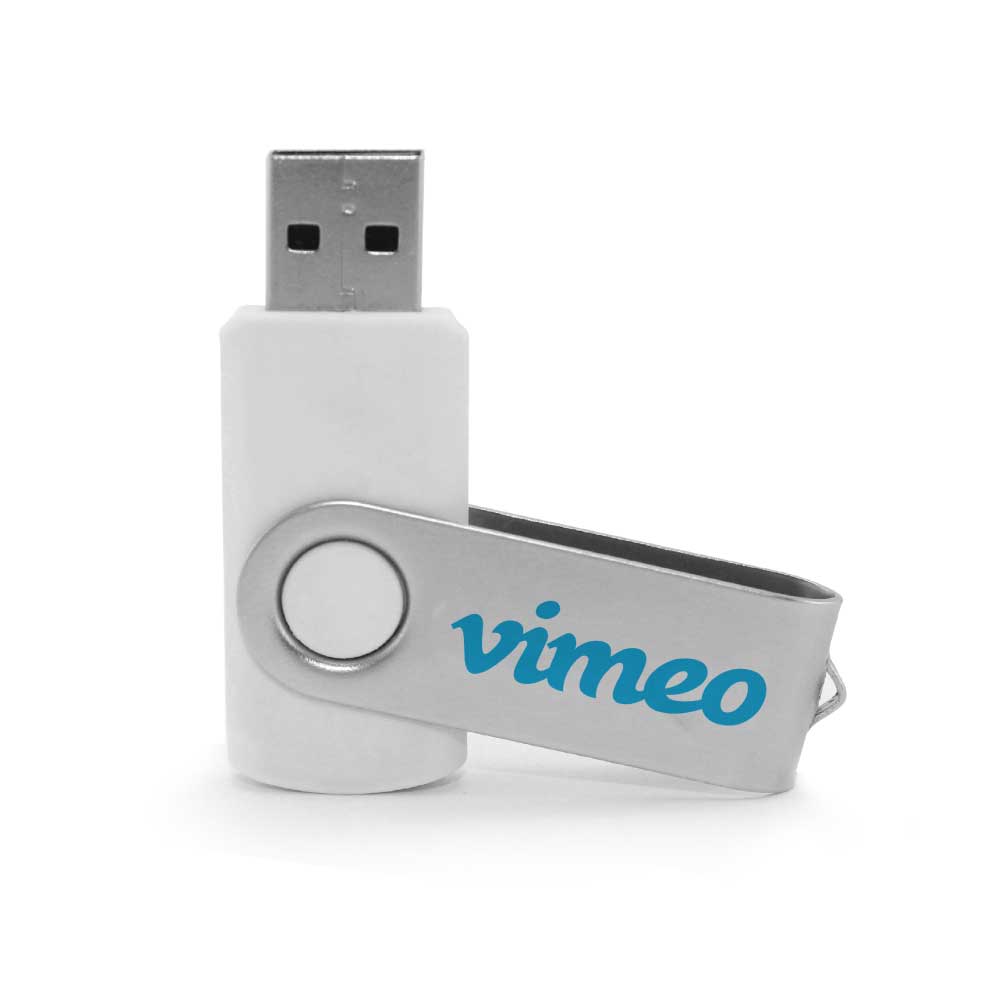 Silver Swivel USB Flash Drives | Promotional Gifts Suppliers