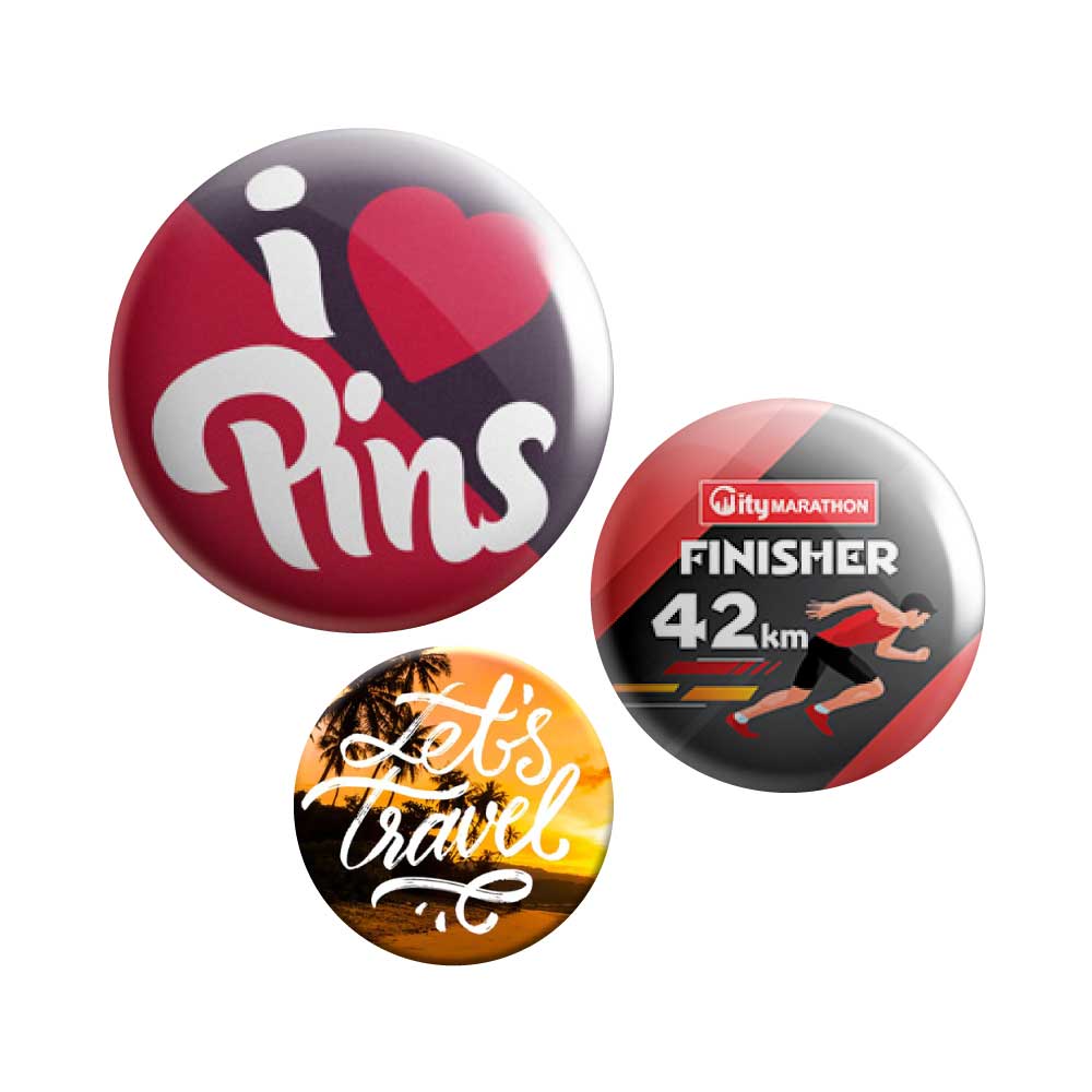 Aluminum Button Badges | Promotional Gifts Suppliers